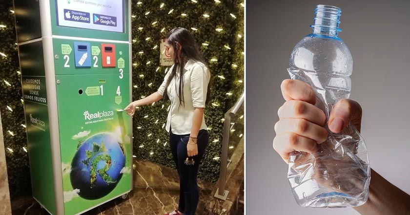 Llega a Perú la máquina que te da comida gratis por recolectar plástico ...